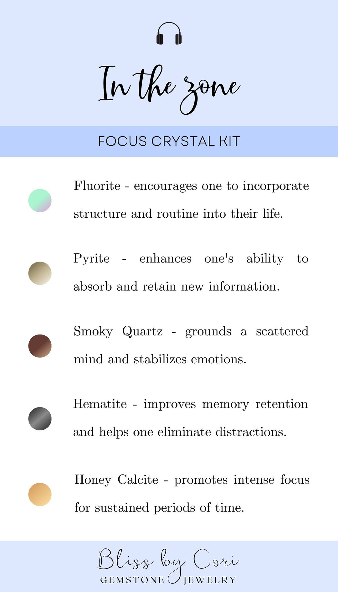 Focus Gemstones, Focus Crystals, Focus Bracelet, Focus Jewelry ...