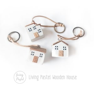 Tiny House Key Chain, House Warming Gift, House Keychain, House Warming ...