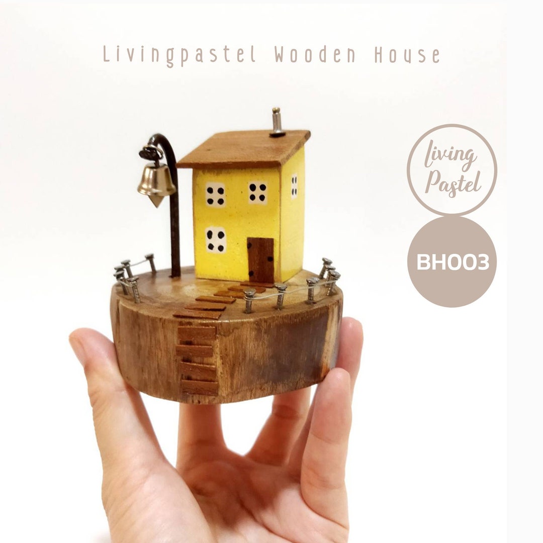 Tiny House Small Decorative, Christmas Gift, Handmade Wooden Gift, Cute ...