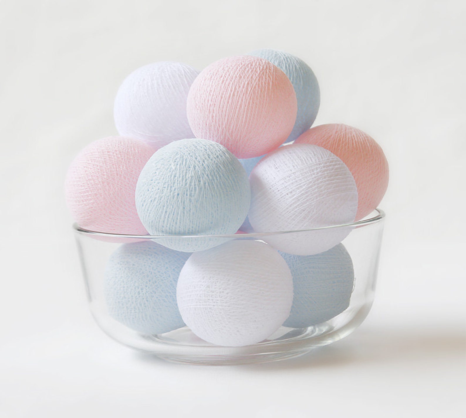 Cotton Ball String Lights for Bedroom Night Lights Nursery - Etsy