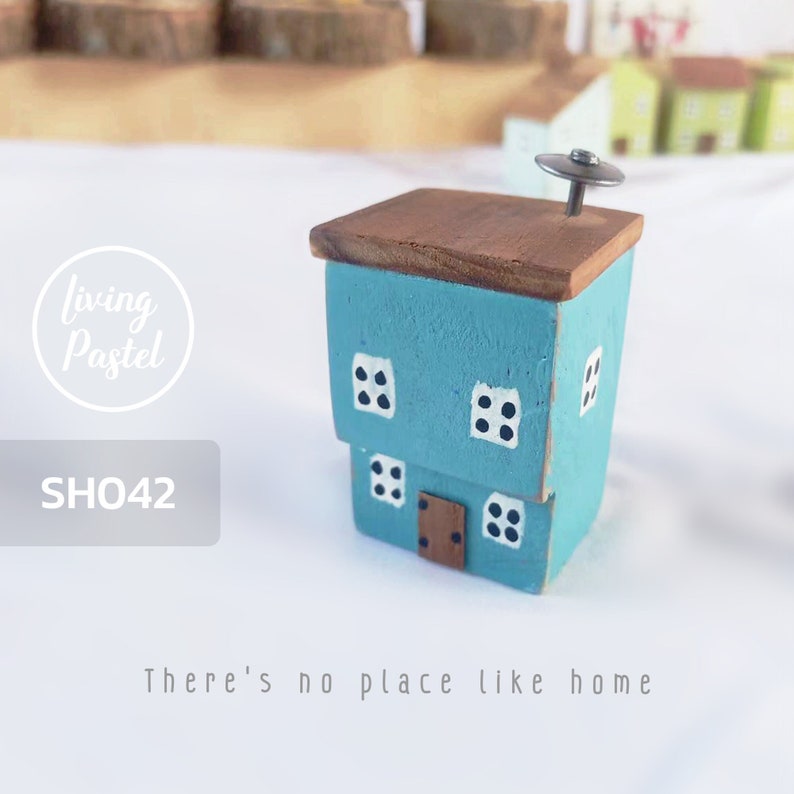 Primitive Handmade Wooden House, Personalised Home Decor for Mini ...