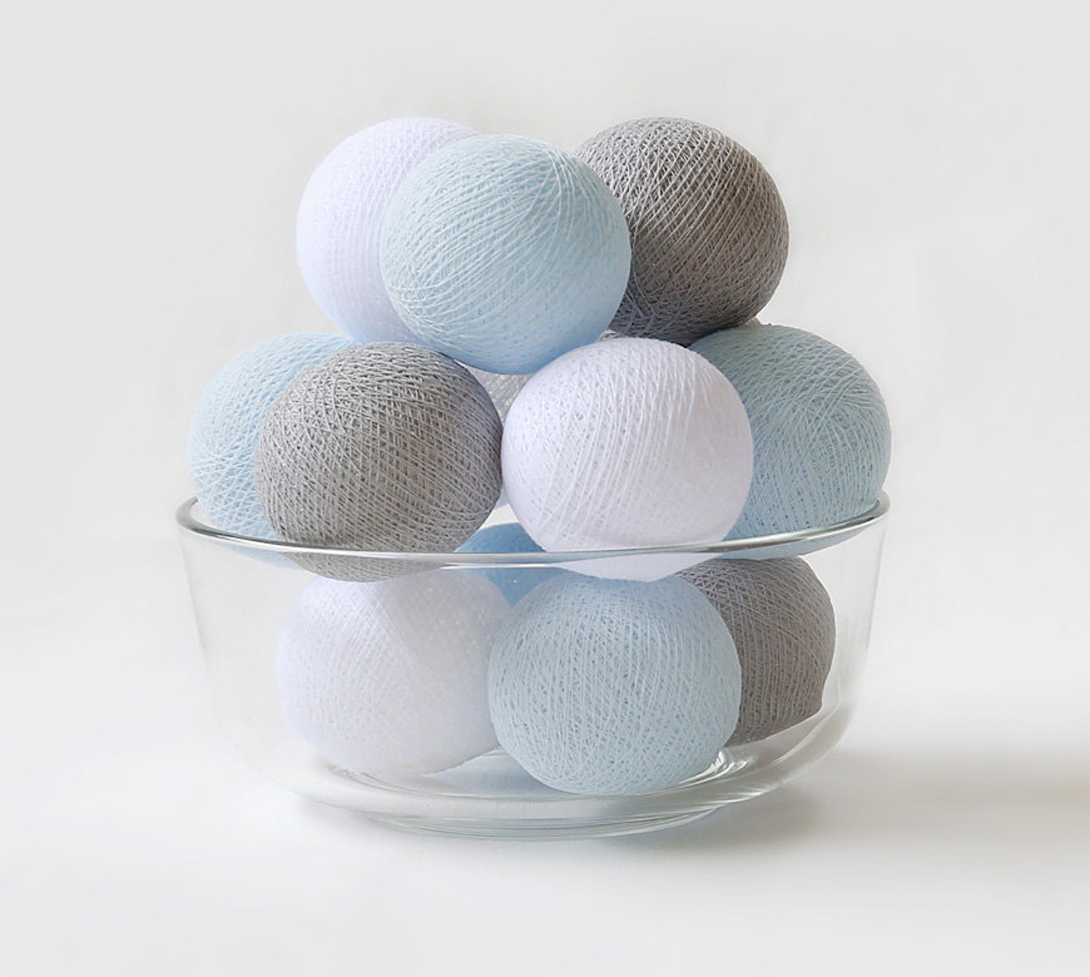 Cotton Ball String Lights for Bedroom Fairy Night Lights - Etsy