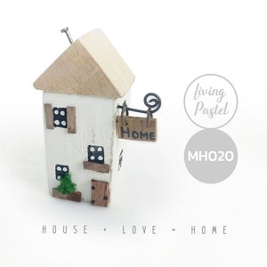 Tiny House Small Decorative Wood House Handmade Wooden Gift, Cute New ...