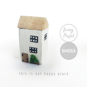 Tiny House Small Decorative Wood House Handmade Wooden Gift, Cute New ...