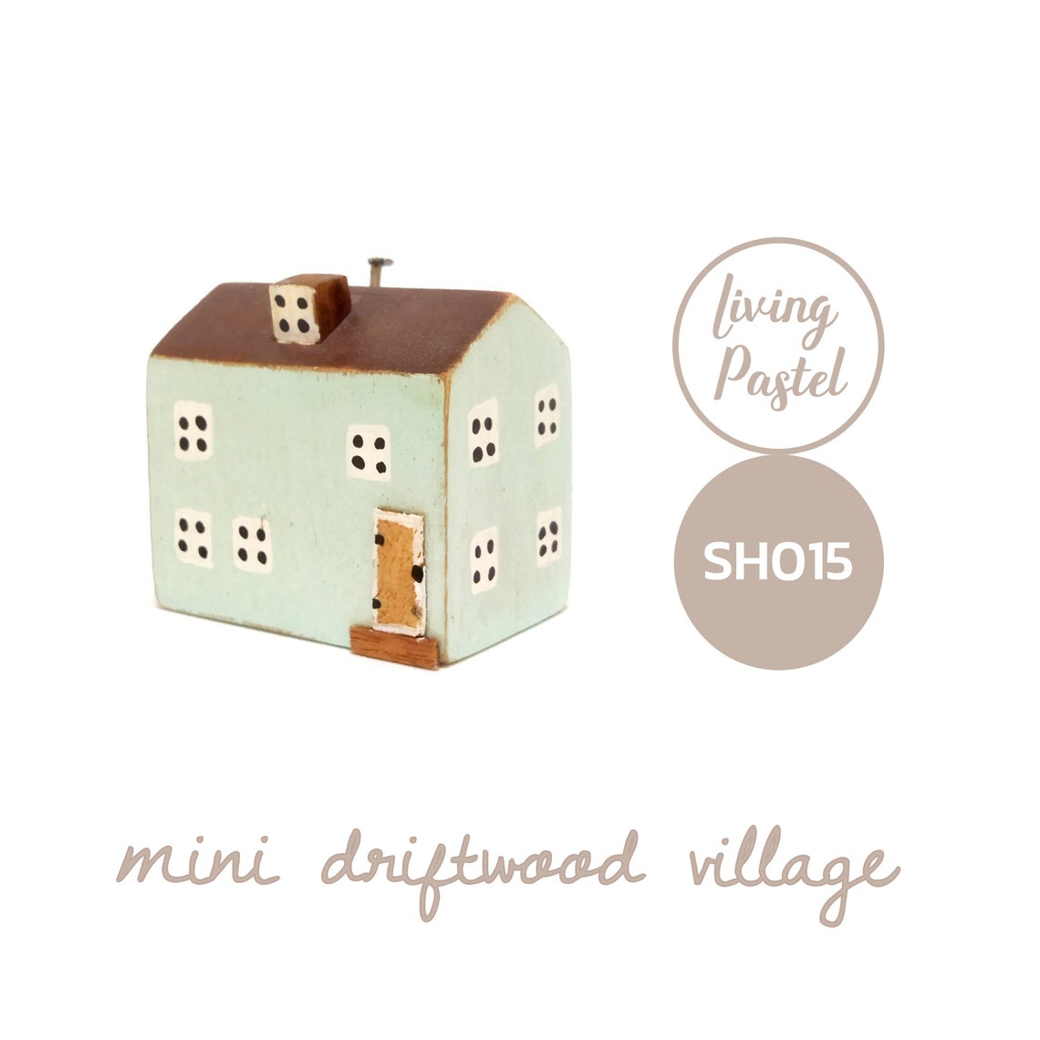Miniature House Wooden Decoration, Wood Shelf Decor, Cute New Home Gift ...