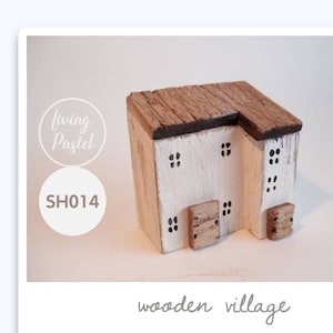 Tiny House Small Decorative Wood House Handmade Wooden Gift, Cute New ...