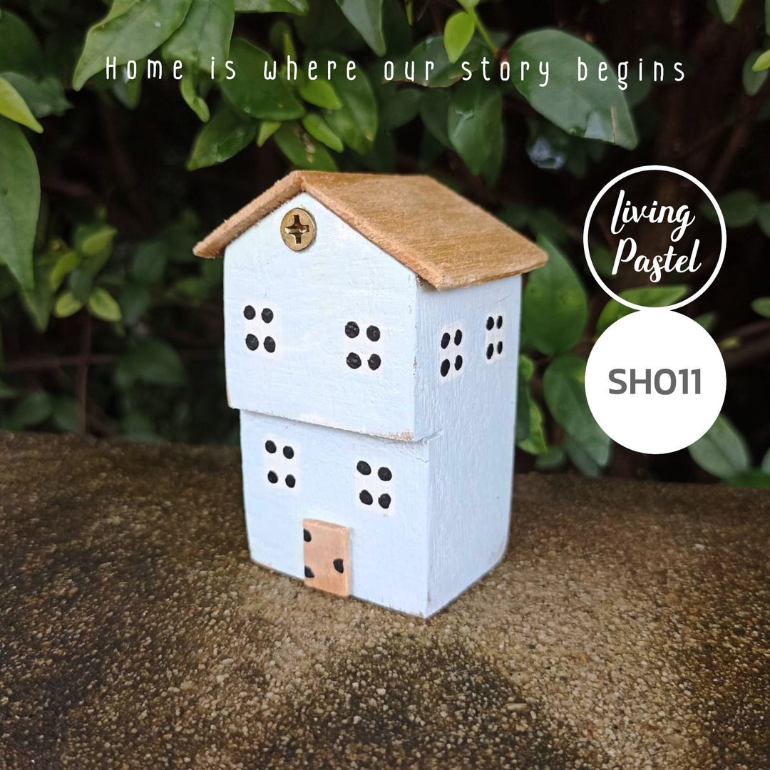 Handcrafted Rustic Wooden Mini Beach Houses With Lighthouse - Seaside ...