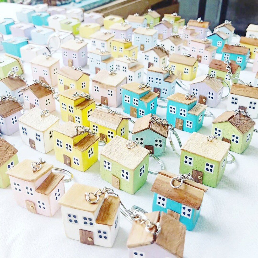 Tiny House Key Chain, House Warming Gift, House Keychain, House Warming ...