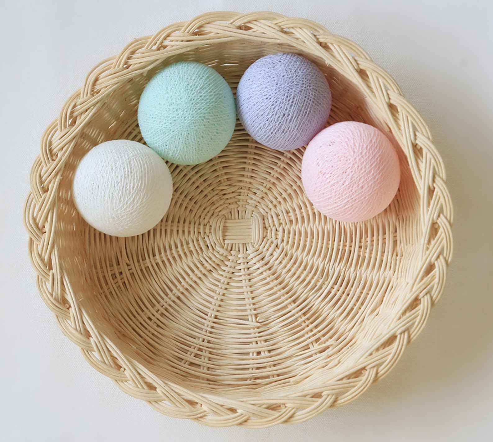 Cotton Ball String Lights for Bedroom Fairy Lights Teepee - Etsy