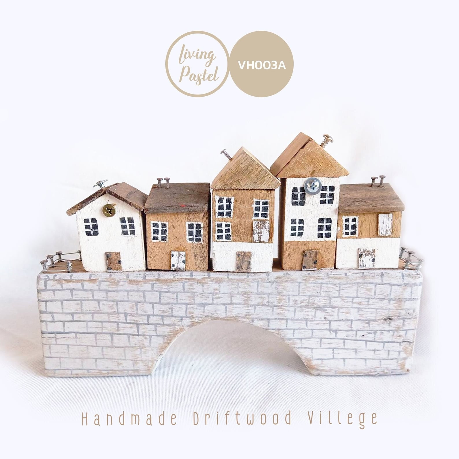 Wooden Town, Primitive Handmade Wooden Houses, Mini Wood Village ...