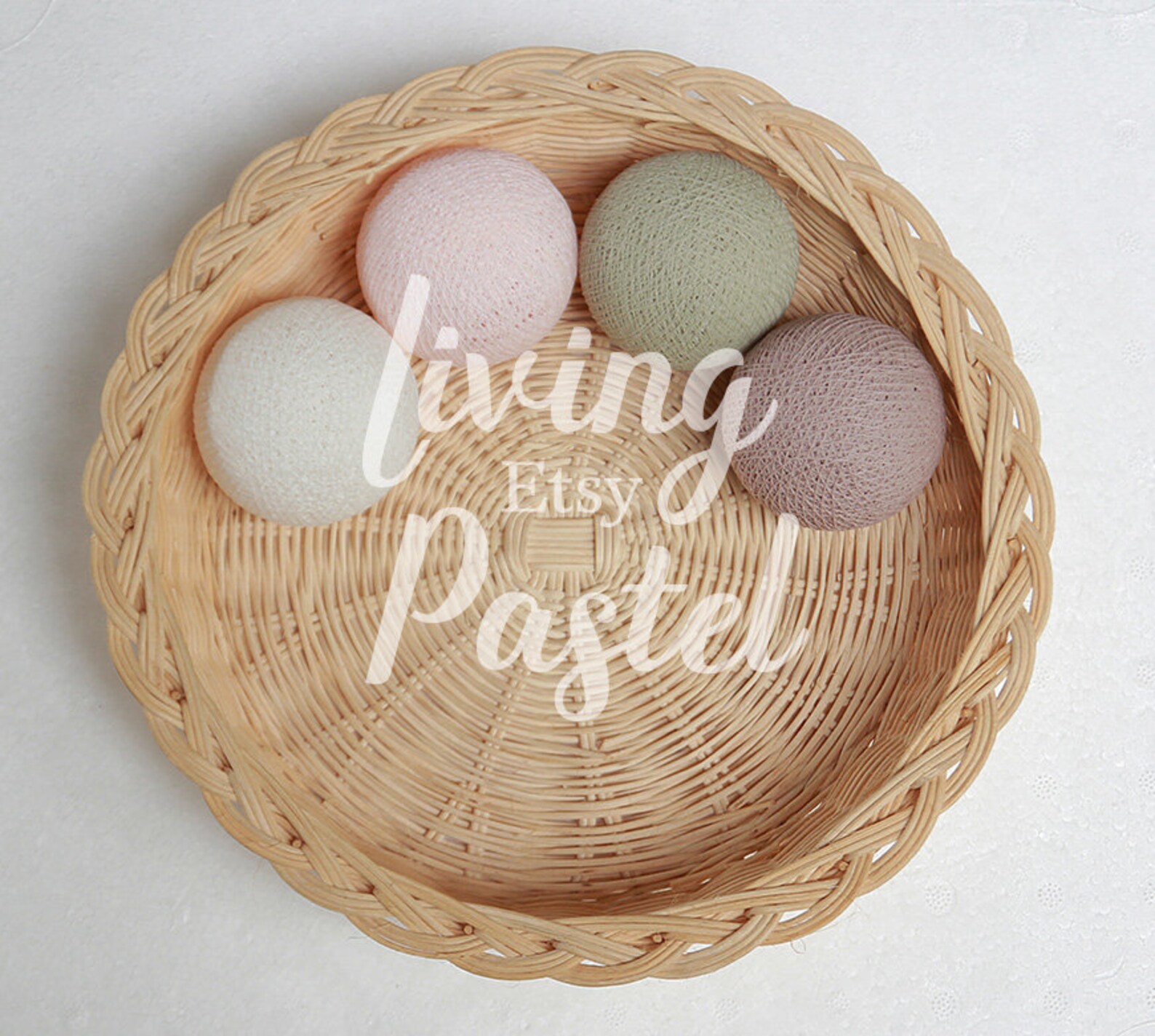 Cotton Ball String Lights Girl Bedroom Nursery Night Light | Etsy