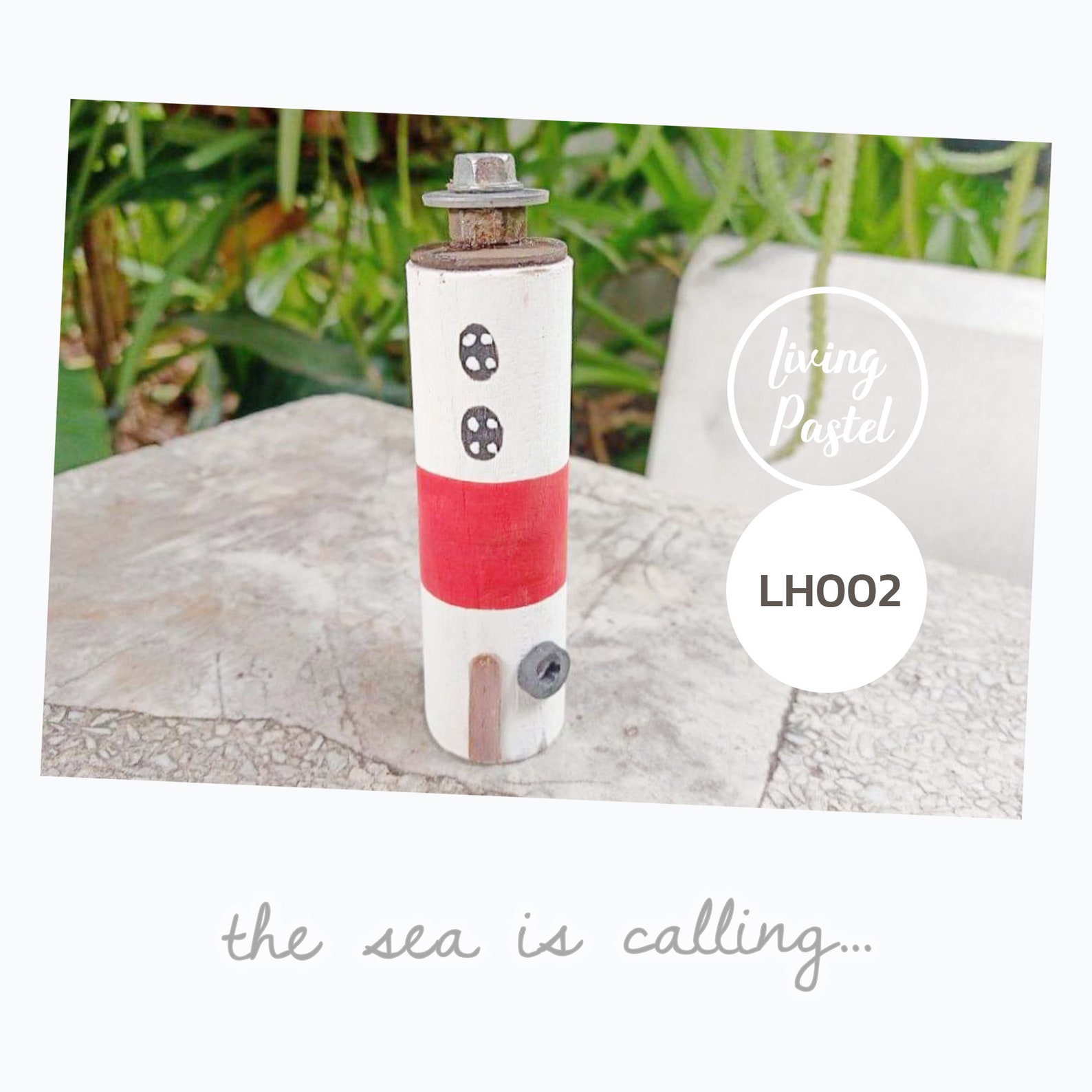 Little Wooden Lighthouse, Small Driftwood Lighthouse, Mini Wooden House ...
