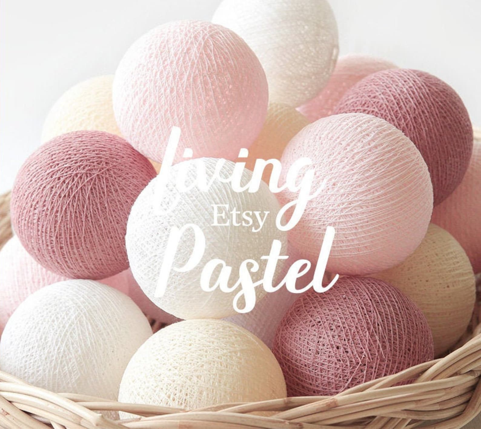 Cotton Ball String Lights for Bedroom Fairy Lights Girl Room - Etsy