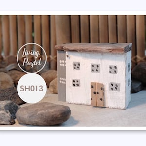 Tiny House Small Decorative Wood House Handmade Wooden Gift, Cute New ...