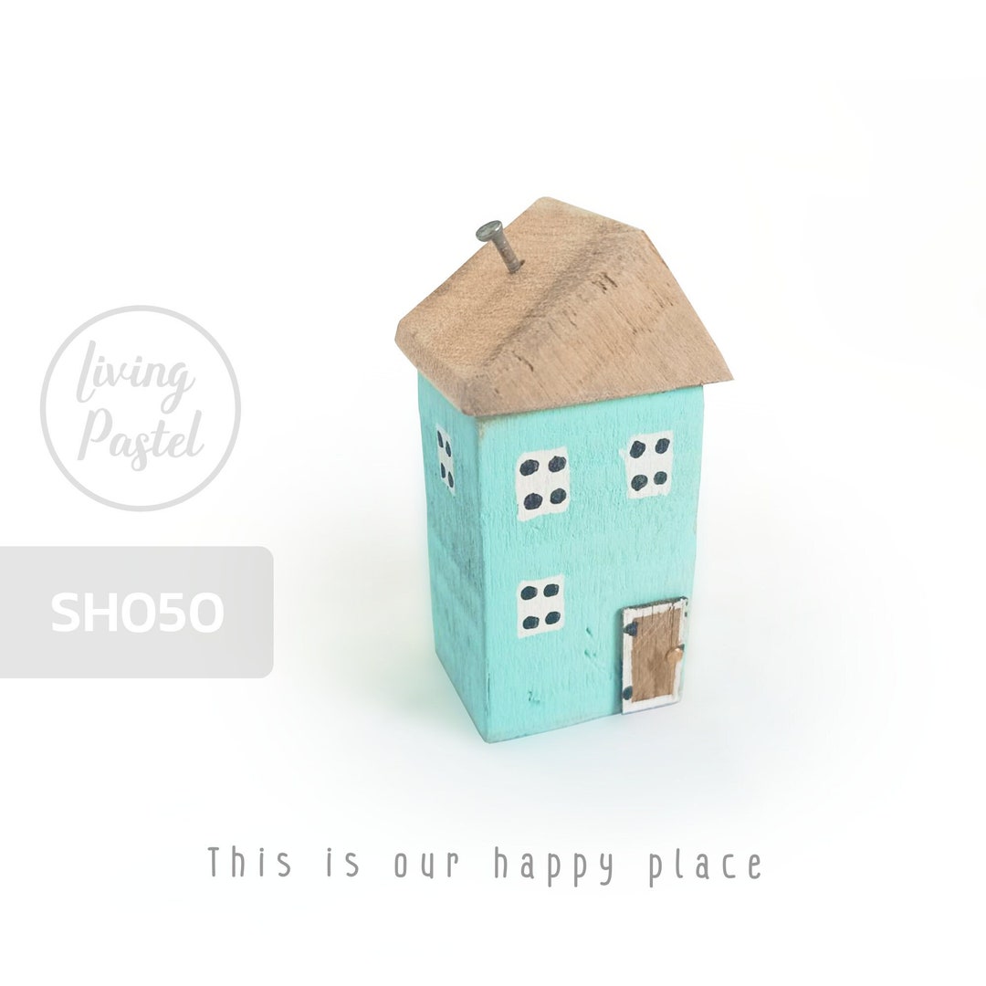 Personalised Small Wooden House, Driftwood Cottage Miniature House ...