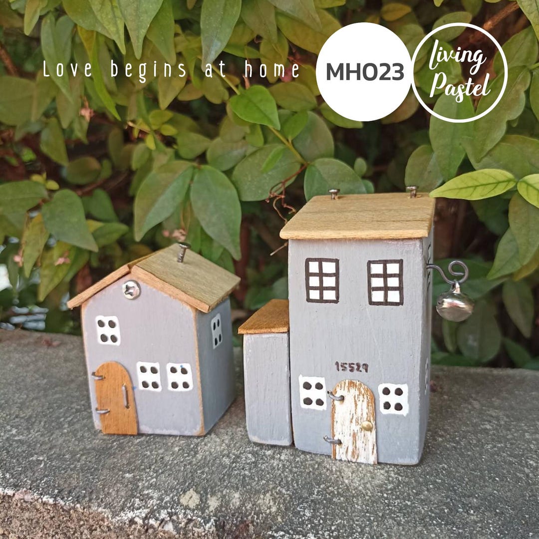 Sentimental Wooden House: Handmade Miniature Home for Any Occasion ...