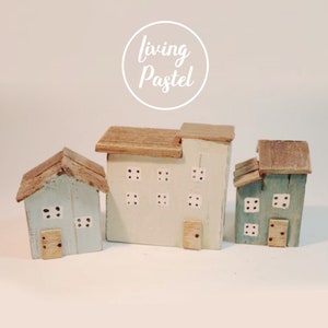 Tiny House Small Decorative Wood House Handmade Wooden Gift, Cute New ...