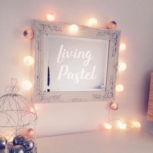 Sweet Pink Theme Cotton Ball String Lights for Bedroom Fairy Lights ...