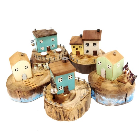 Wooden house decor store