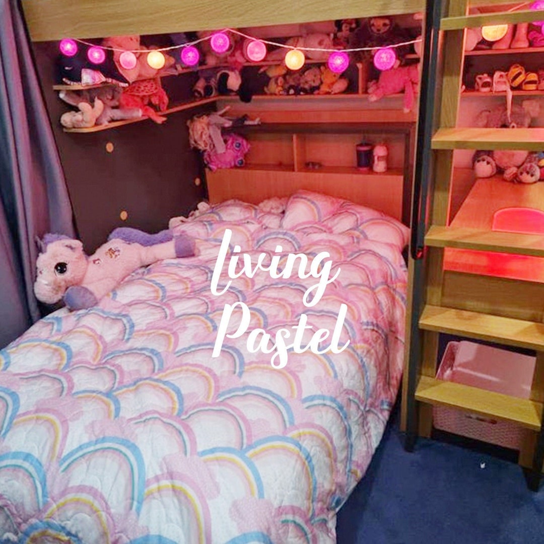 Bunk bed string lights store