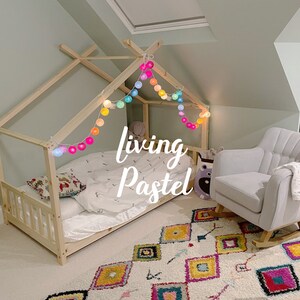 Cotton Ball String Lights for Bedroom Fairy Lights Girl Room Gift ...