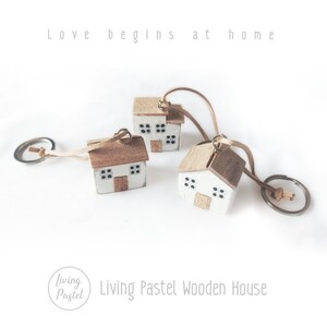 Tiny House Key Chain, House Warming Gift, House Keychain, House Warming ...