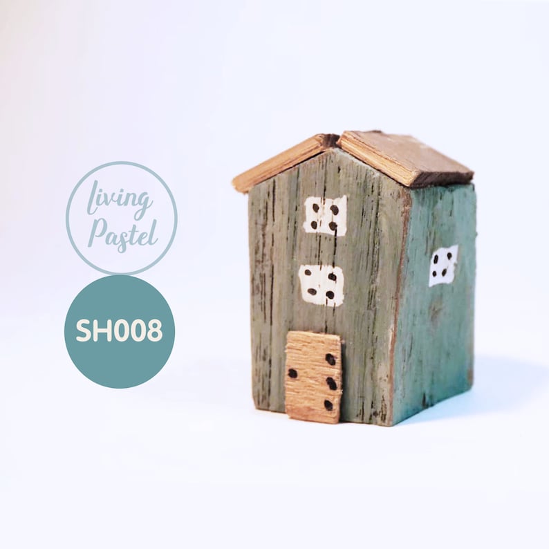 Tiny House Small Decorative Wood House Handmade Wooden Gift, Cute New ...