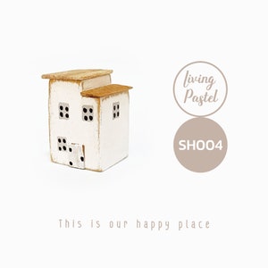 Tiny House Small Decorative Wood House Handmade Wooden Gift, Cute New ...