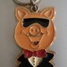 Vintage 1988 80s Pig Key Carriers Keychain Key Ring Keyring Collectible ...