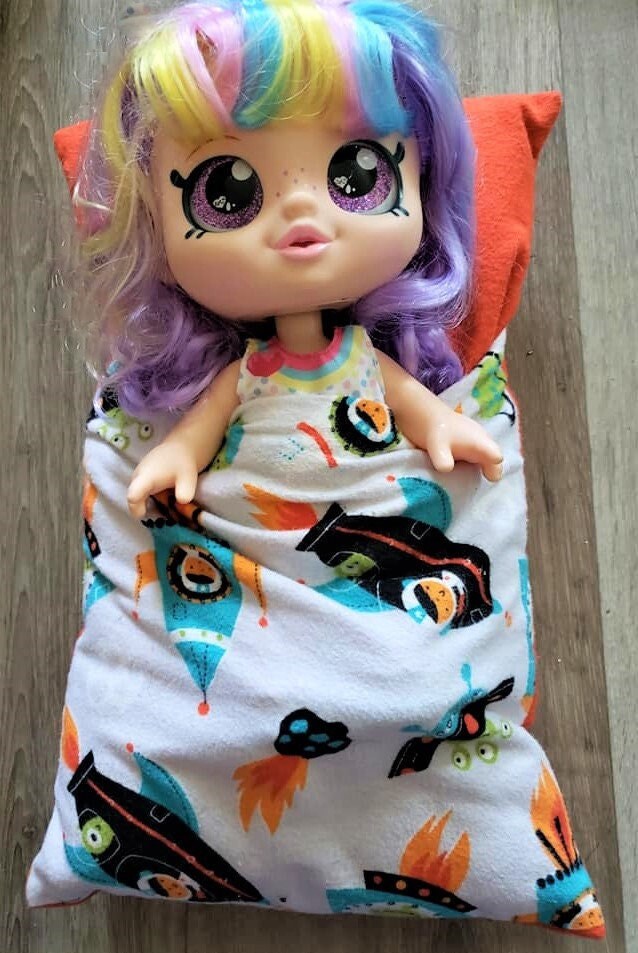 Doll Stuffed Animal Stuffie Stuffy Pillow Sleeping Bag Pretend Play ...