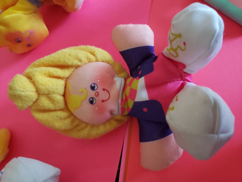 Fisher Price FP Vintage Smooshees Plush Plushie Stuffed Dolls Cats ...