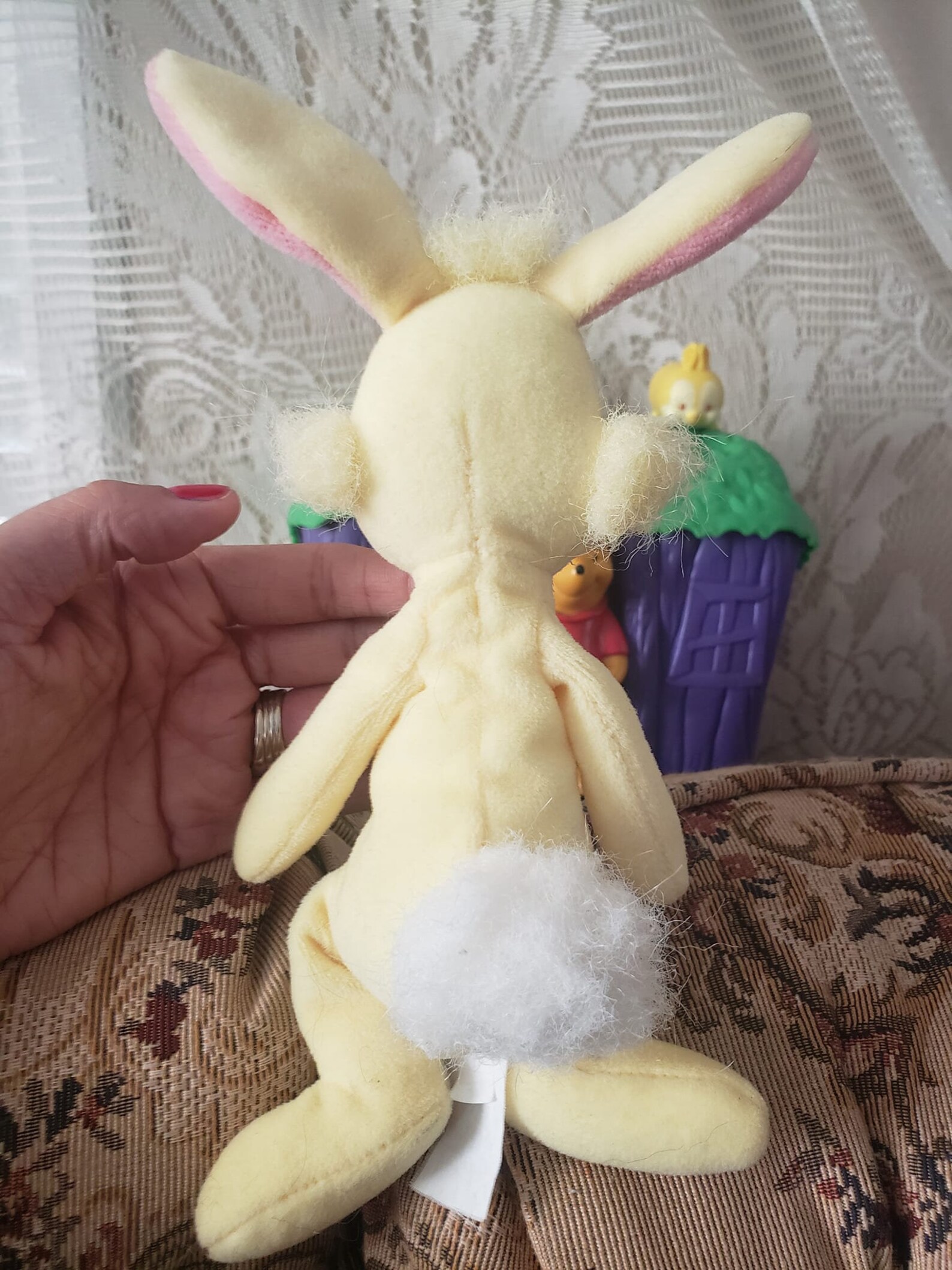 Vintage Winnie the Pooh Lot Piglet Rabbit Plush Beanie Thermos - Etsy