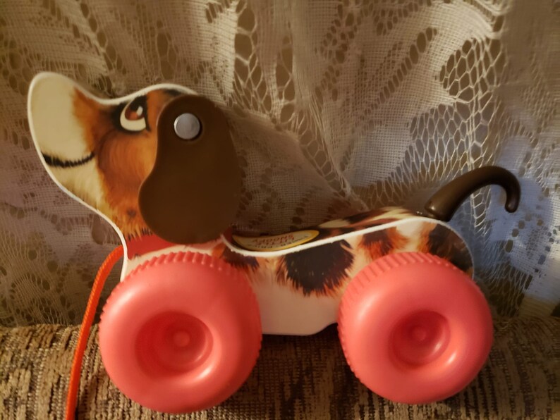 Mattel Fisher Price FP Reproduction Snoopy Dog Beagle Pull String Repro ...