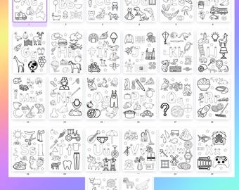 26 Pages Alphabet Tracing Mats, Alphabet Coloring Book Activities A to Z, Learning Alphabet ...