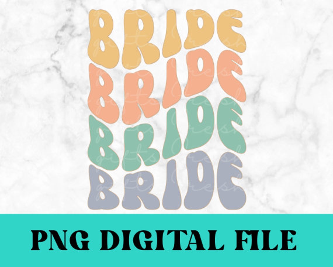 Bride Png Bridal Png Bridal Party Png Wedding Party Png - Etsy