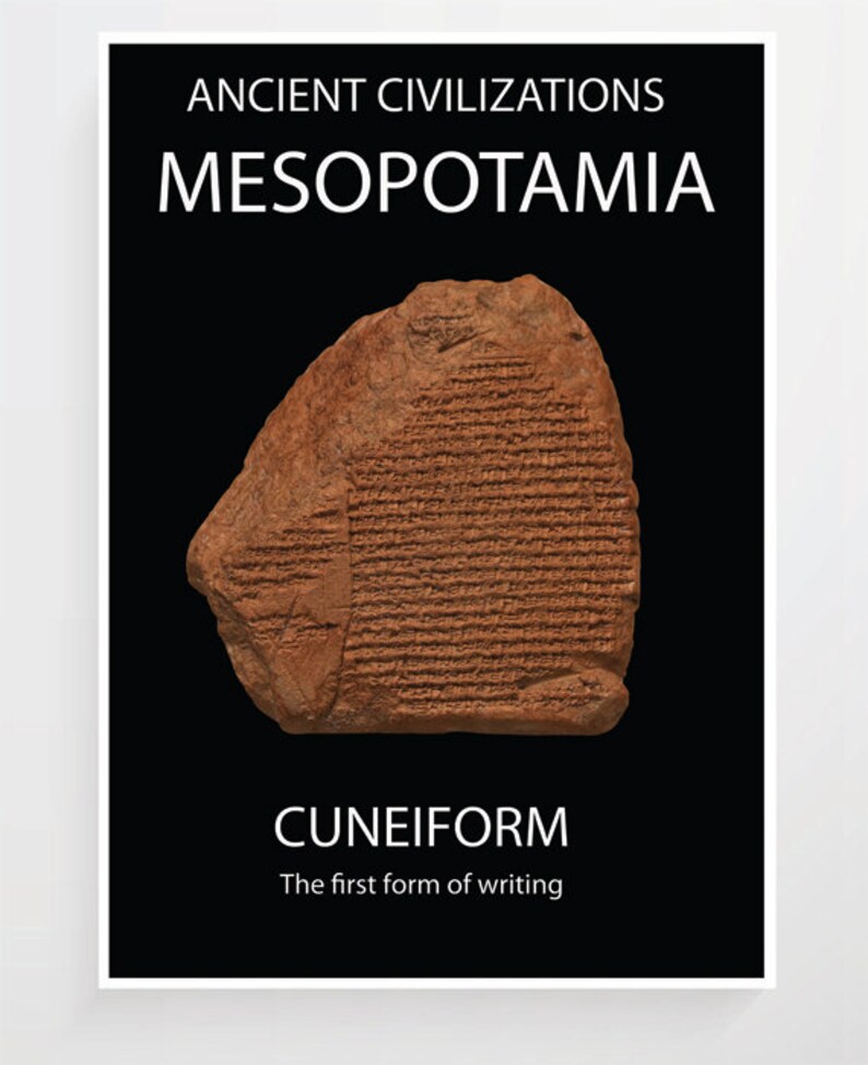 Printable Ancient Mesopotamia Poster - Etsy