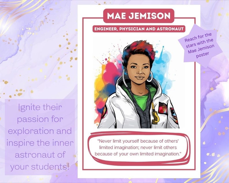 Inspiring Women in Science Digital Poster Set | Set of 30 | Female ...