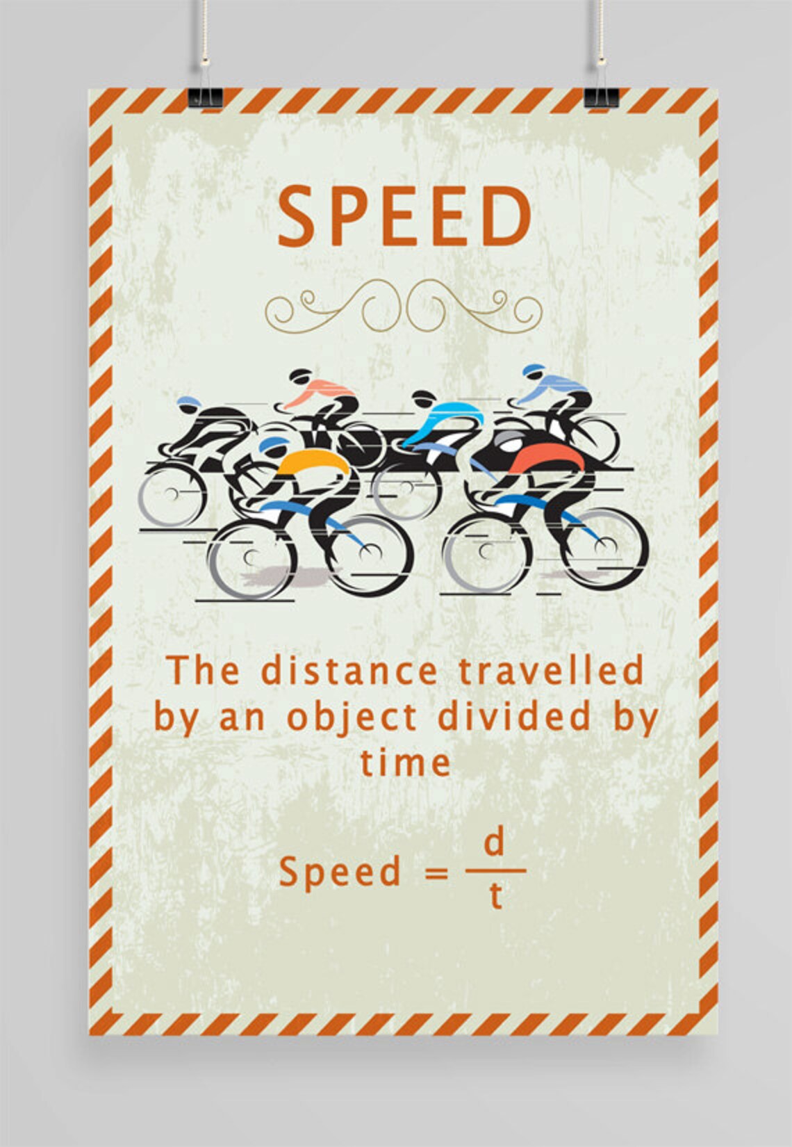 Printable Science Posters - Speed and Velocity - Etsy