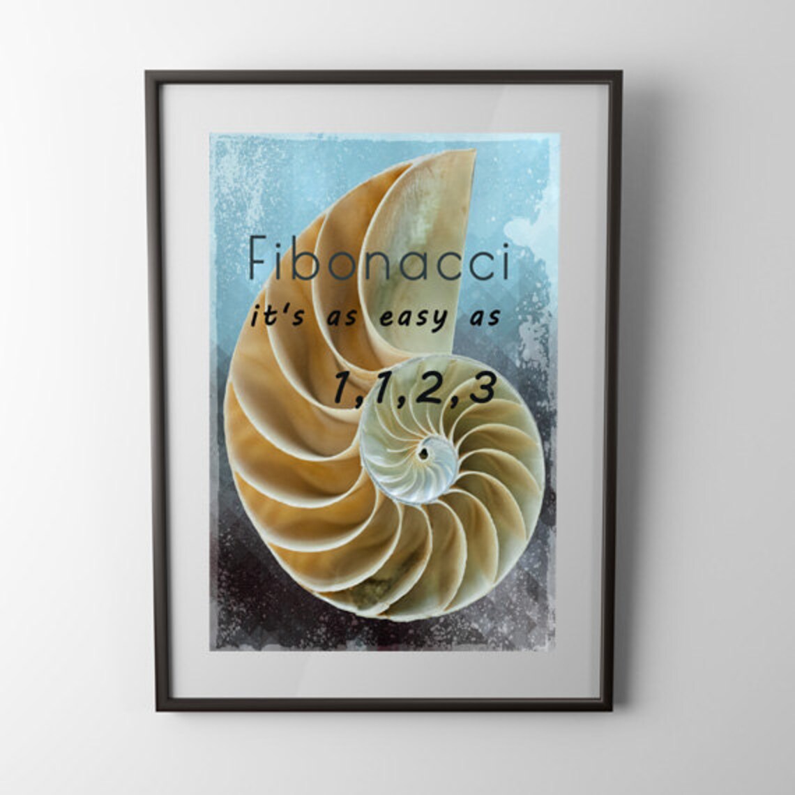 Maths Poster - Fibonacci Joke - Etsy