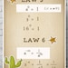 Printable Math Posters | Index Laws | Classroom Decor | Downloadable ...