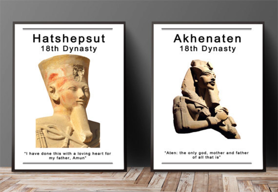Ancient Egyptian Leaders Posters - Etsy