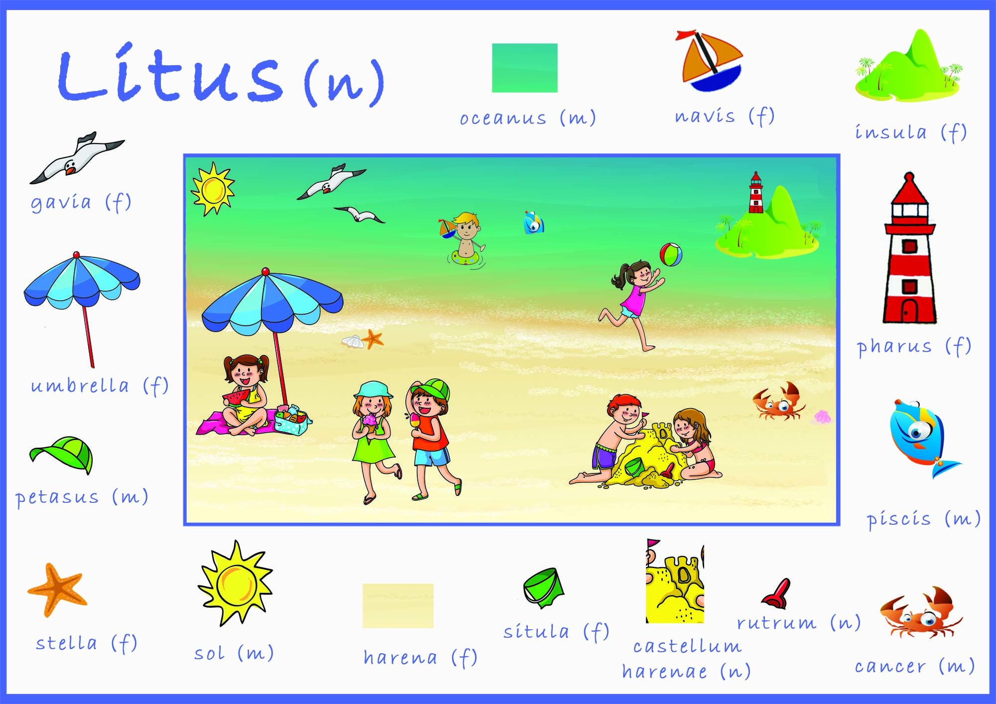 Printable Set of 6 Latin Vocabulary Posters | LOTE Print | Ancient ...