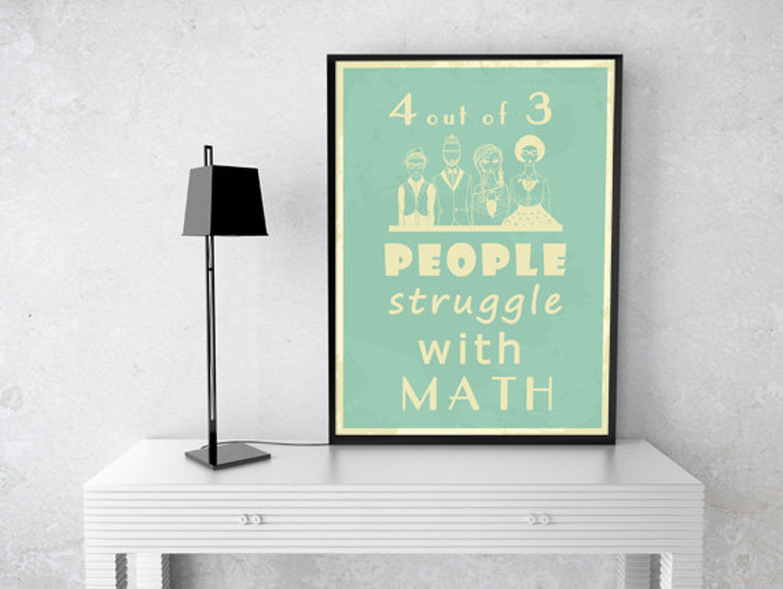 Maths Poster - Statistics Joke, Printable - Etsy