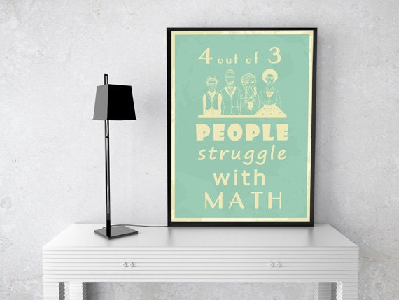 Maths Poster - Statistics Joke, Printable - Etsy