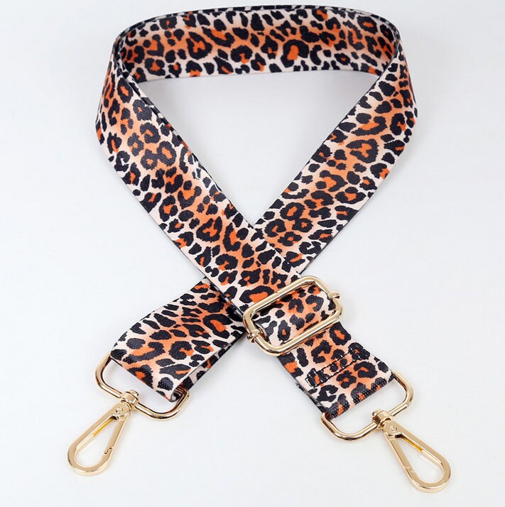 Leopard Printing Laptop Strap Wide Nylon Cross-body Handle - Etsy
