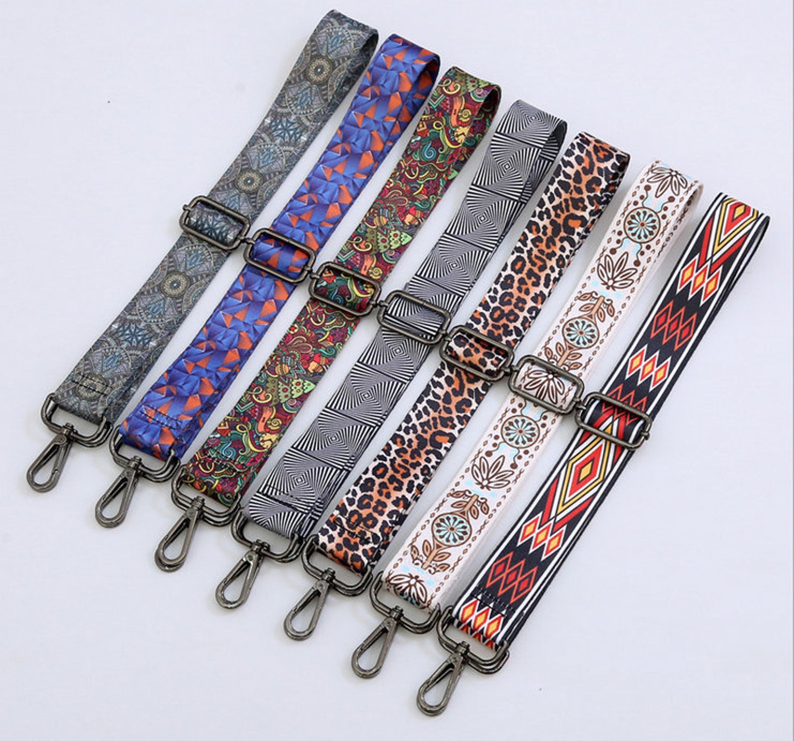 Leopard Printing Laptop Strap Wide Nylon Cross-body Handle - Etsy