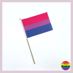 Assortment LGBTQ Pride Hand Flags Wooden Handle - Etsy