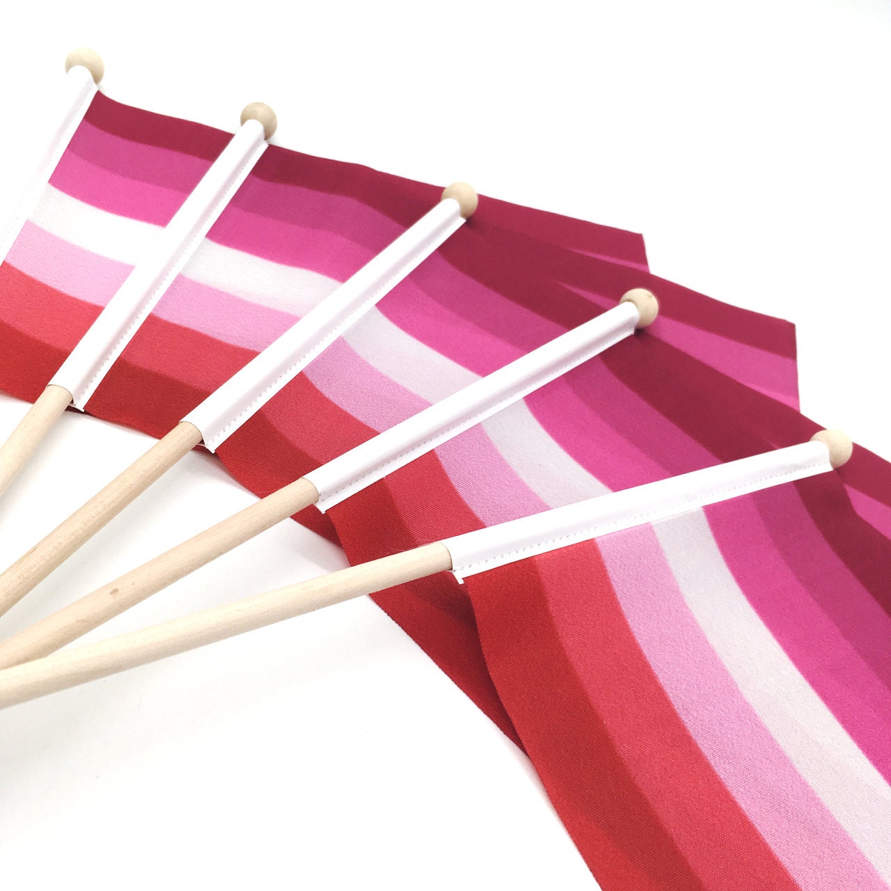 Lesbian Hand Flag Sustainable Wooden Stick LGBTQ - Etsy