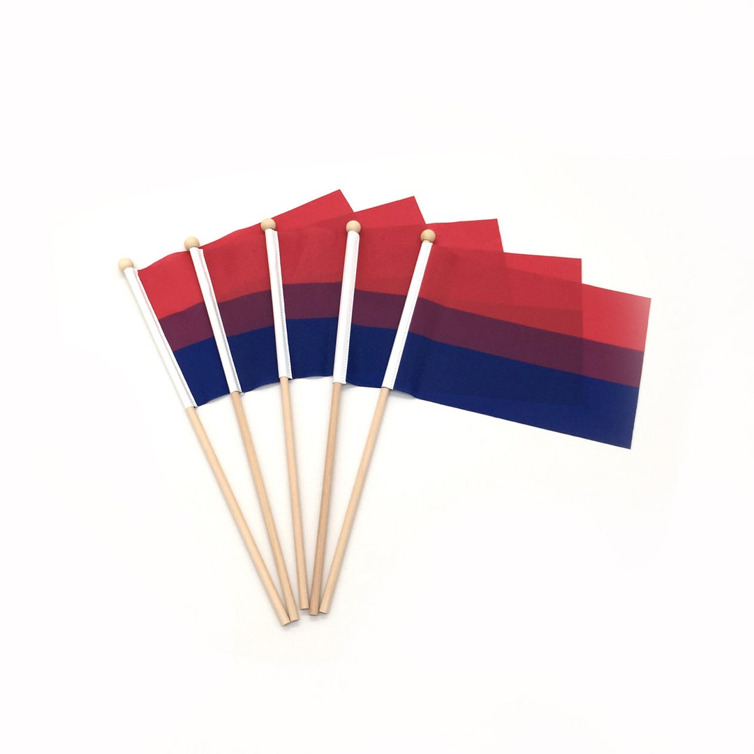5 Pack Bisexual Hand Flag Eco Friendly - Etsy