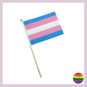 Assortment LGBTQ Pride Hand Flags Wooden Handle - Etsy